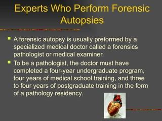 Comprehensive Guide To Forensic Autopsy Procedures And Classifications