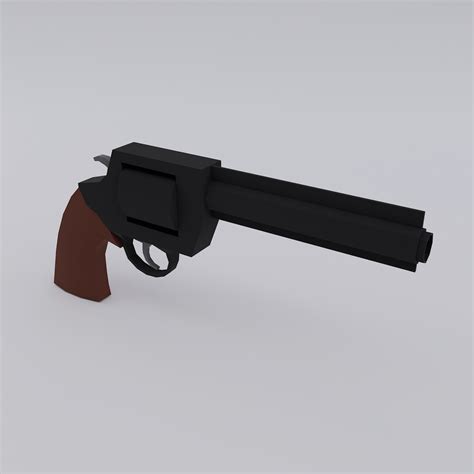 Colt Python Revolver Model Turbosquid 1992388