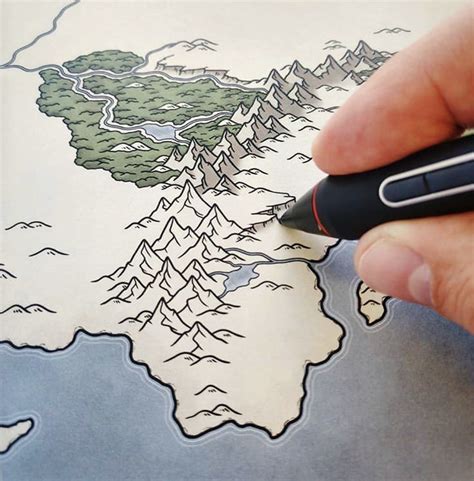 Fantasy Map Drawing Ideas Drawing Rjuuc Edu Np