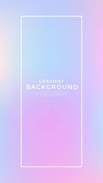 추상 고급 파스텔 색상 그라데이션 디자인 배경 배너 프리미엄 벡터