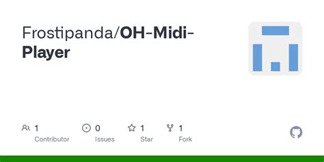 Github Frostipandaoh Midi Player