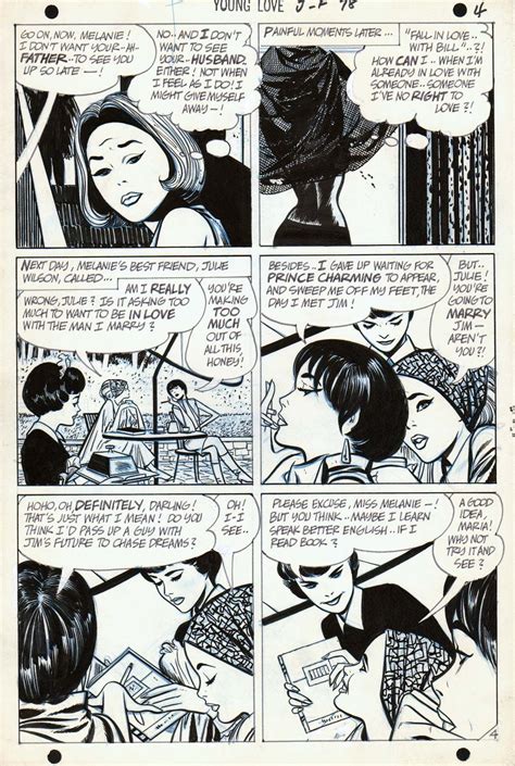Beautiful Romance Page By Alex Toth Alex Summers Comics Alex Toth