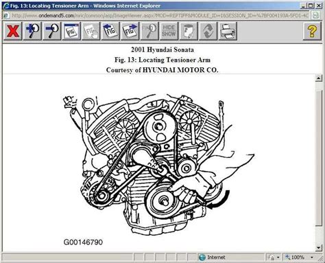 2006 Hyundai Sonata Serpentine Belt Diagram Guide