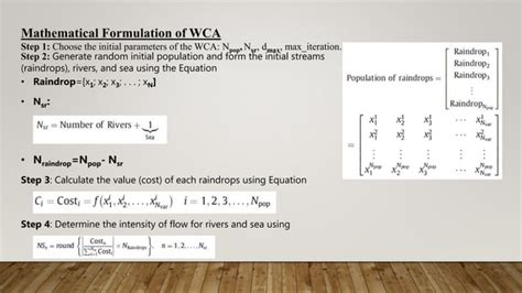 Economic Dispatch By Water Cycle Algorithm Ppt