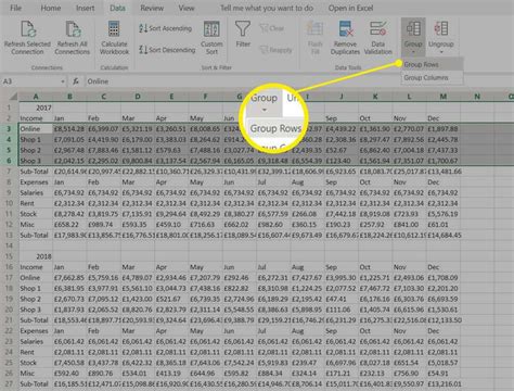 How To Group In Excel