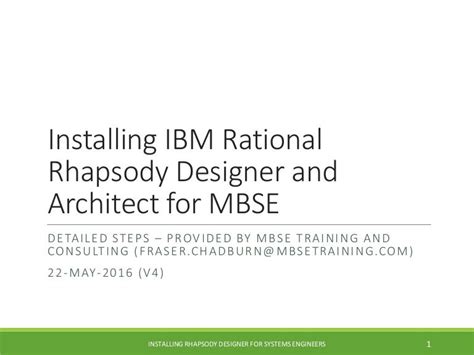 installing installing ibm rational rhapsody designer and architect fo…