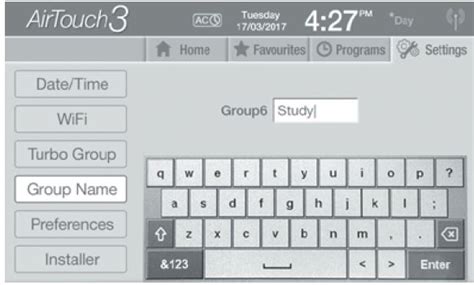 Airtouch 3 Zone Controll System User Manual Thermostatguide