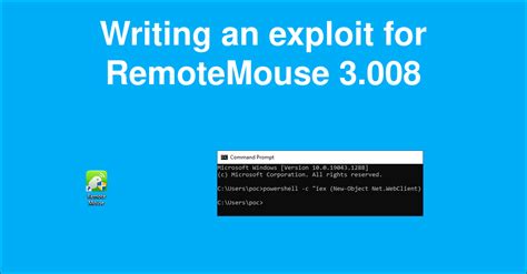 Writing An Exploit For Remotemouse 3008 · Podalirius