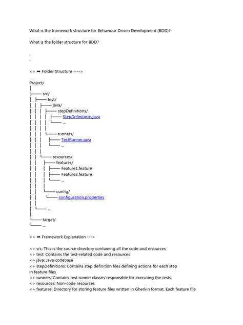 Framework Structure Bdd Pdf