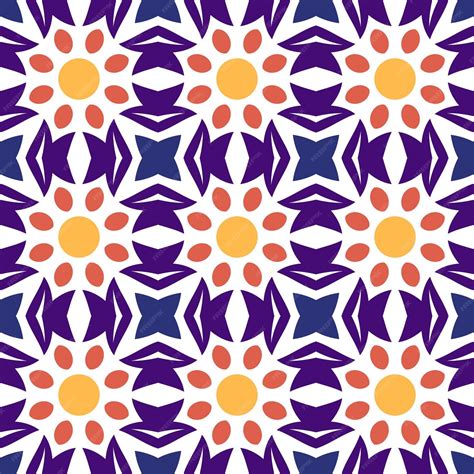 Premium Vector Stained Glass Window Seamless Pattern Background