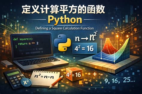 定义计算平方的函数python