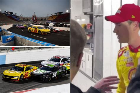 Joey Logano Ty Gibbs Get Into Heated Confrontation After Clash At The Coliseum Race Totalnews