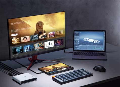 2 Port 4K DisplayPort USB C KVM Switch With Power Pass Through Duo Flex Supports Up To 8K