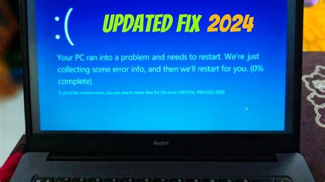 How To Fix Critical Process Died Blue Screen Error On Windows 11 And10