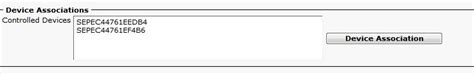 Solved How To Remove Device Associations Cisco Community