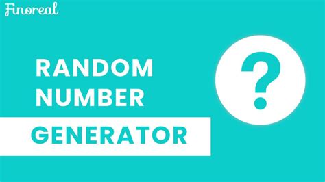 Random Number Generator Generate Secure And Random Number Finoreal