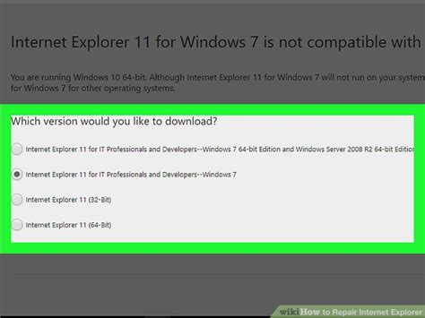 4 Ways To Repair Internet Explorer WikiHow