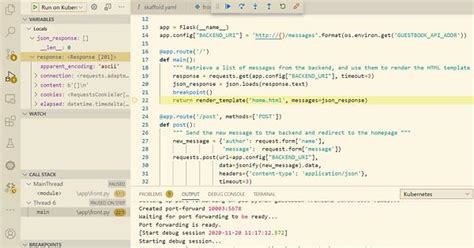 Vscode Debug Containers Running In Kubernetes Via Attach Album On Imgur