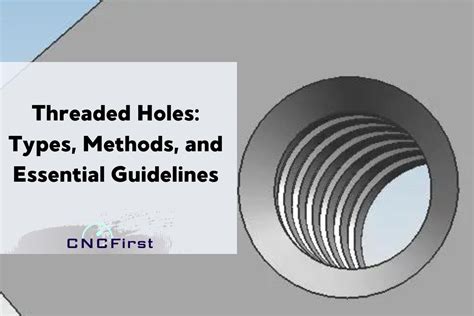 Guidelines And Considerations Of Threaded Holes Oden