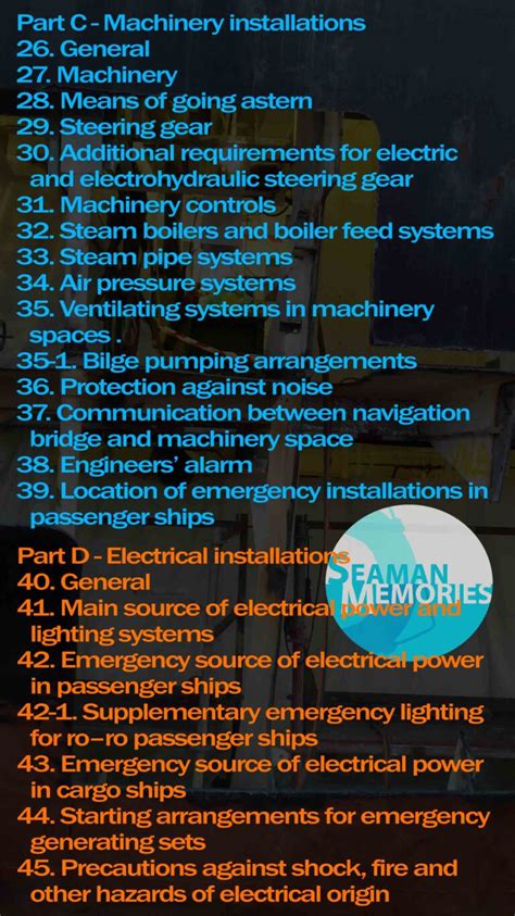 📝 Solas Convention Of 1974 Chapters And Regulations In Summary