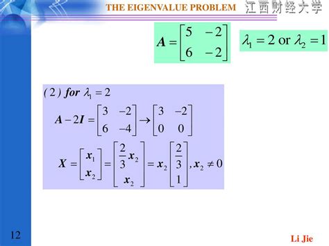 4 THE EIGENVALUE PROBLEM Ppt Download