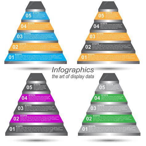 Premium Vector Collection Infographic Template For Modern Data Visualization And Ranking