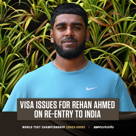 Espncricinfo Rehan Ahmed Arrived Back In India From Englands Break