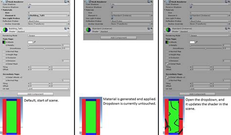 Changing Material In Code Doesn T Update Shader Questions Answers Unity Discussions