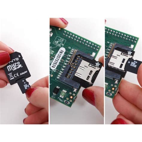 Low Profile MicroSD Card Adapter For Raspberry Pi Buy In Australia ADA Adafruit Core