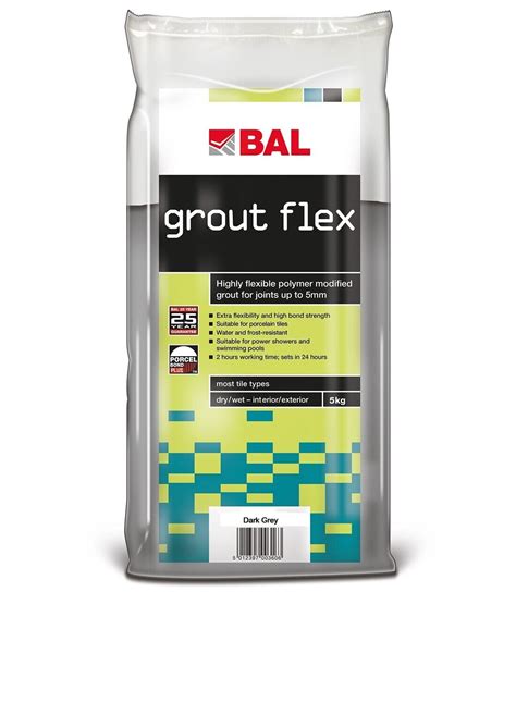 Bal Grout Flex Flexible Tile Grout For Walls 5kg