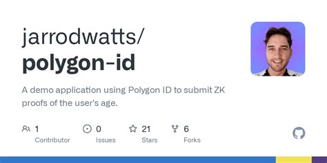 Github Jarrodwattspolygon Id A Demo Application Using Polygon Id To