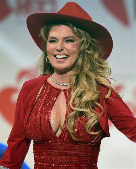 Shania Twain Go Red For Women Red Dress Collection 2020 In Nyc