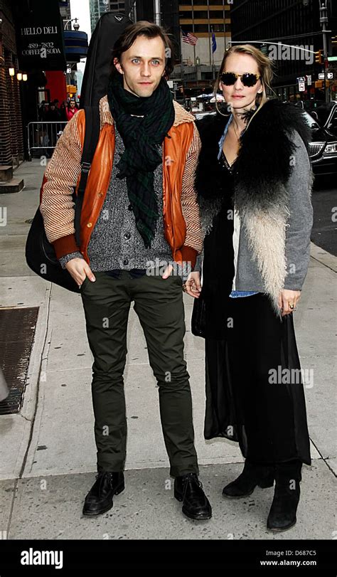 Sondre Lerche And Mona Fastvold The Late Show With David Letterman At The Ed Sullivan Theater