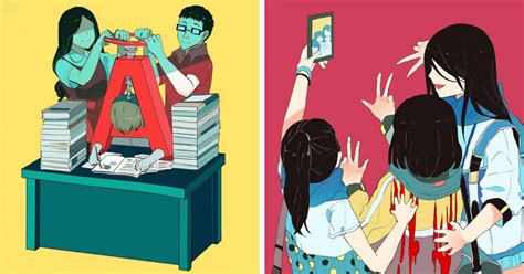 20 Dark Illustrations Showing Exactly Whats Wrong With Our Society