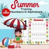 Printable Summer Trace Alphabets From A Z Worksheets Fun Summer