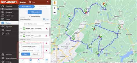 How To Create A Route Based On Visit Frequency Badger Maps