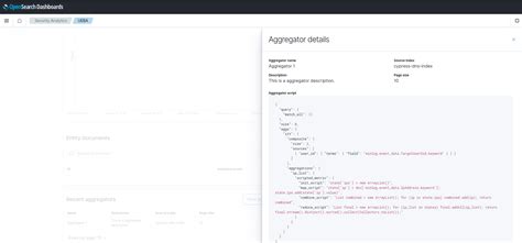 Feature Ueba Aggregator Flyout · Issue 414 · Opensearch Projectsecurity Analytics