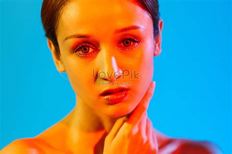 크리에이티브 컬러 뷰티 메이크업 사진 무료 다운로드 Lovepik