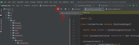 Android Studio See Currently Open File In Project Structure Stack Overflow