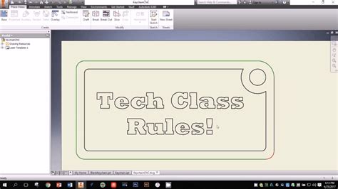 Creating Cnc Laser Graphics Using Autodesk Inventor Youtube