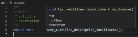 Comment Lines Without Doxygen Tags Is Not Parsed Correctly Issue Microsoft Vscode