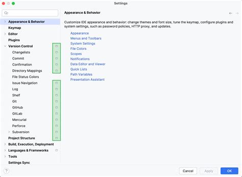 Project Settings RubyMine Documentation