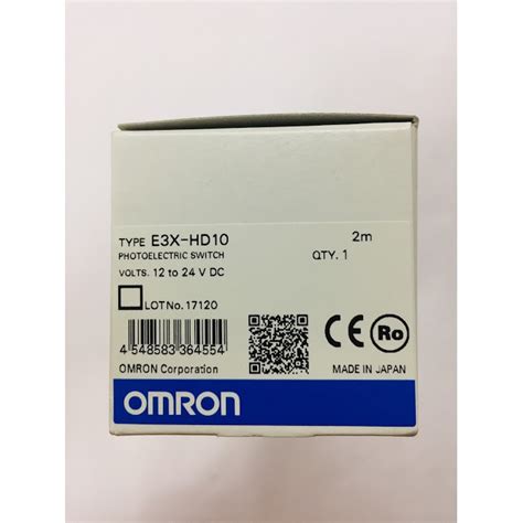 Omron Smart Fiber Sensor E3x Hd10 2m Shopee Malaysia