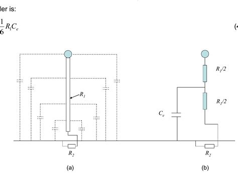 12 A Stray Capacitance Of A Resistive Divider And B The