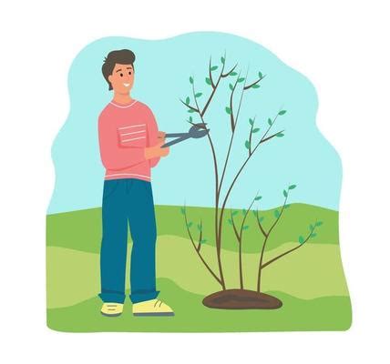 Tree Cutting Vector Art Icons And Graphics For Free Download
