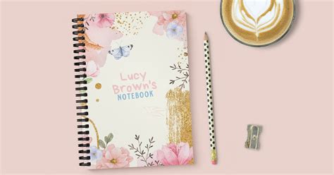 Spiral Notebook Decorating Ideas