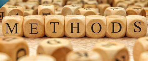 How To Write Methods Sections Highered