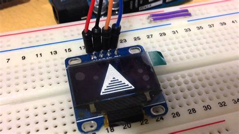 arduino oled 128x64 i2c test youtube