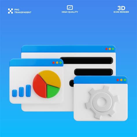 Premium Psd Psd Data Analysis 3d Illustration