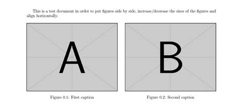 subfloats two figures side by side alignment and size problem tex